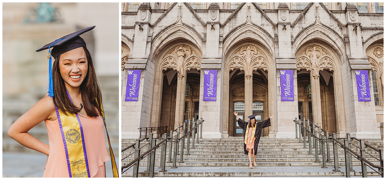 UW Seattle Senior Portrait Session - melaniecophotovideo.com